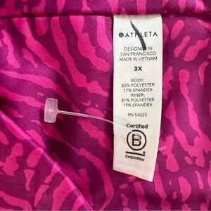 Athleta | Shorts | Athleta Ace Printed 35 Tennis Skort Fuschia Purple ...